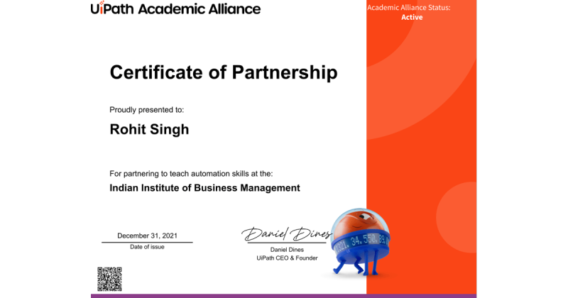 Dr. Rohit Singh on LinkedIn: UiPath Academic Alliance Partner • Rohit ... Dr. Rohit Singh on LinkedIn: UiPath Academic Alliance Partner • Rohit ...