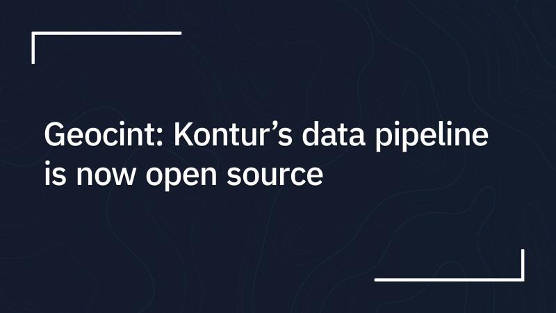 Kontur Inc. on LinkedIn: Geospatial Data Processing, ETL in sql Kontur Inc. on LinkedIn: Geospatial Data Processing, ETL in sql