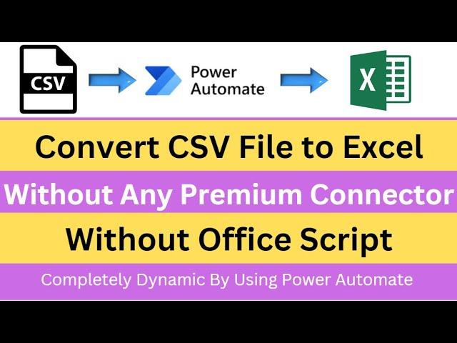 Ravindra Jadhav on LinkedIn: Convert CSV File To Excel By Using Power ... Ravindra Jadhav on LinkedIn: Convert CSV File To Excel By Using Power ...