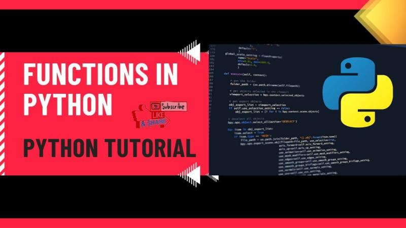 Sona M on LinkedIn: Functions in Python | Python tutorial for Beginners ... Sona M on LinkedIn: Functions in Python | Python tutorial for Beginners ...