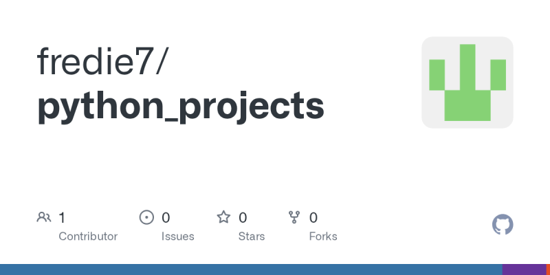 Matthew Utti on LinkedIn: GitHub - fredie7/python_projects Matthew Utti on LinkedIn: GitHub - fredie7/python_projects