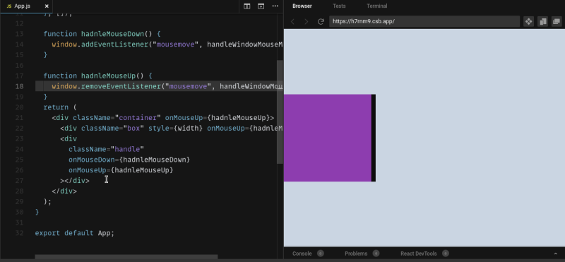 saket verma on LinkedIn: Resizable Div in React: mini project saket verma on LinkedIn: Resizable Div in React: mini project