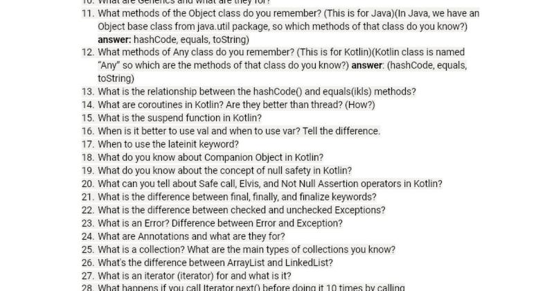 Ankur Garg on LinkedIn: Android Interview Questions- Ankur Garg on LinkedIn: Android Interview Questions-