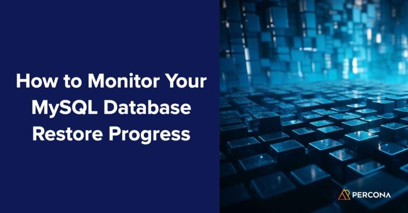 Manosh Malai on LinkedIn: How to Monitor Your MySQL Database Restore ... Manosh Malai on LinkedIn: How to Monitor Your MySQL Database Restore ...