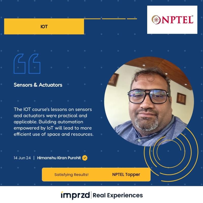 Himanshu Purohit on LinkedIn: NPTEL Himanshu Purohit on LinkedIn: NPTEL