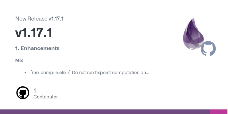 Yurii Bodarev on LinkedIn: Release v1.17.1 · elixir-lang/elixir Yurii Bodarev on LinkedIn: Release v1.17.1 · elixir-lang/elixir