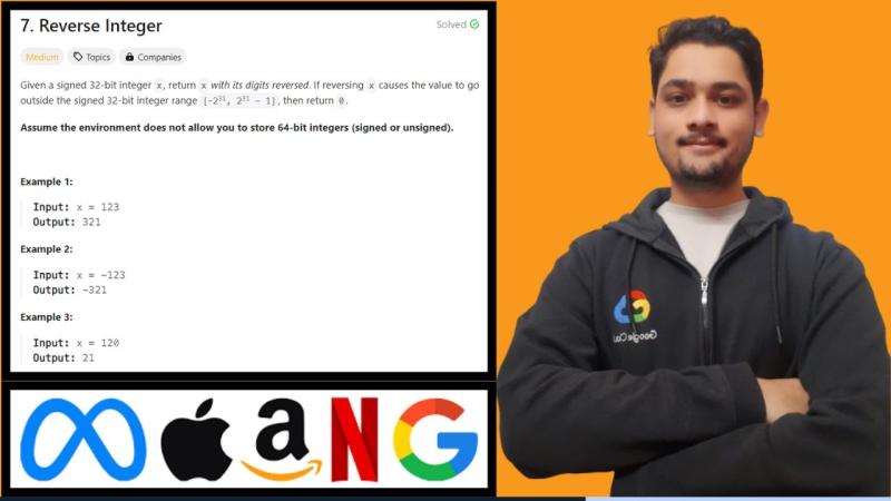 Lavish Sheth on LinkedIn: Leetcode Problem 7 || Reverse Integer ... Lavish Sheth on LinkedIn: Leetcode Problem 7 || Reverse Integer ...