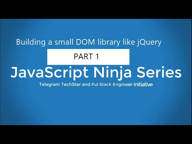Rajesh Pillai on LinkedIn: JavaScript Ninja Series - Coding Your Own ... Rajesh Pillai on LinkedIn: JavaScript Ninja Series - Coding Your Own ...