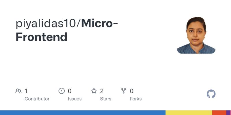 Aaron Mehrabi on LinkedIn: GitHub - piyalidas10/Micro-Frontend Aaron Mehrabi on LinkedIn: GitHub - piyalidas10/Micro-Frontend