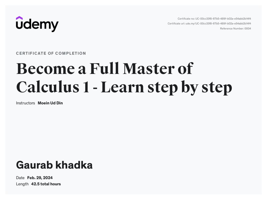 GAURAB KHADKA on LinkedIn: Udemy Course Completion Certificate GAURAB KHADKA on LinkedIn: Udemy Course Completion Certificate