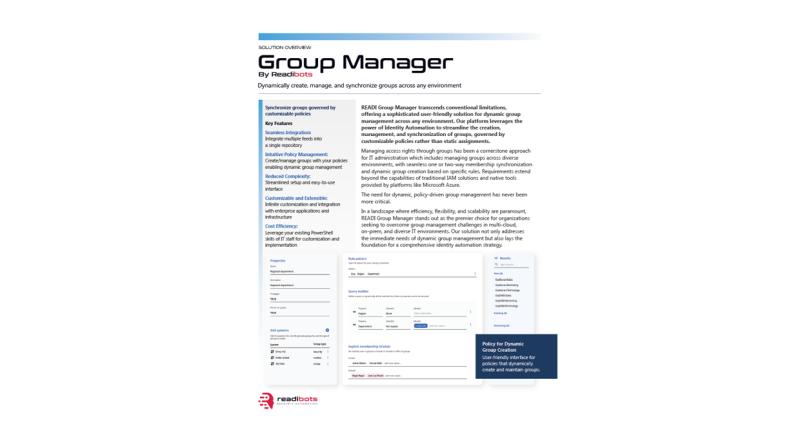 Readibots on LinkedIn: READI Group Manager Readibots on LinkedIn: READI Group Manager