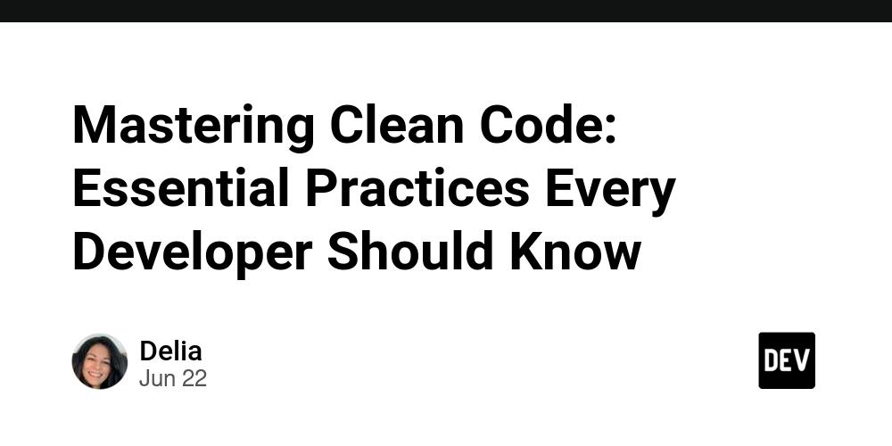 Prodsens.live on LinkedIn: Mastering Clean Code: Essential Practices ... Prodsens.live on LinkedIn: Mastering Clean Code: Essential Practices ...