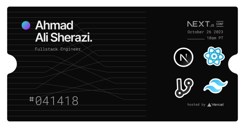 Ahmad Ali Sherazi on LinkedIn: Join Ahmad Ali Sherazi at Next.js Conf Ahmad Ali Sherazi on LinkedIn: Join Ahmad Ali Sherazi at Next.js Conf