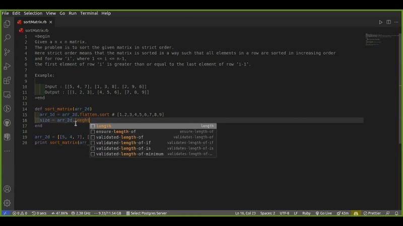 Samuel Amankwaa-Frempong on LinkedIn: Sort 2D array Samuel Amankwaa-Frempong on LinkedIn: Sort 2D array