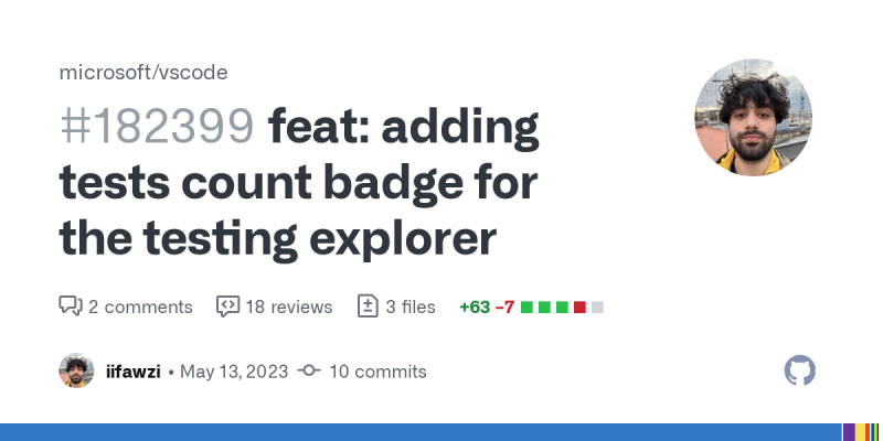 Fawzi Abdulfattah on LinkedIn: feat: adding tests count badge for the ... Fawzi Abdulfattah on LinkedIn: feat: adding tests count badge for the ...