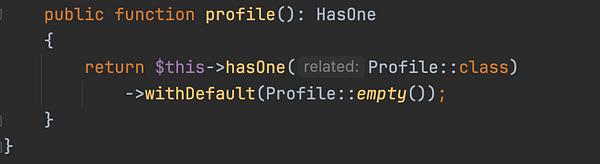 Yurii Chekan on LinkedIn: Laravel hasOne relationship Yurii Chekan on LinkedIn: Laravel hasOne relationship