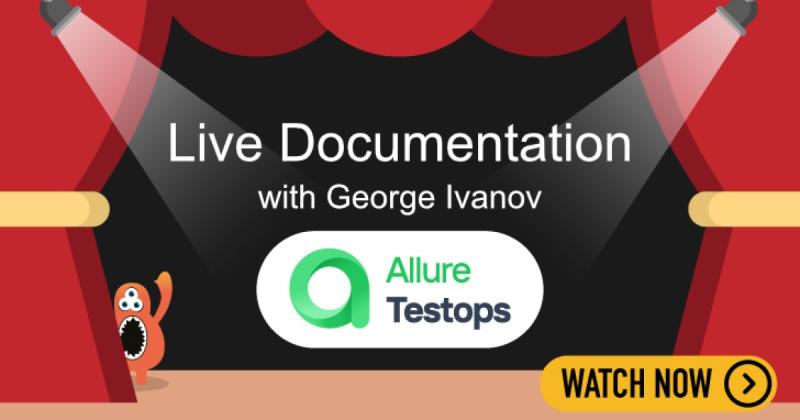 Yegor Ivanov on LinkedIn: Live Documentation with Allure TestOps Yegor Ivanov on LinkedIn: Live Documentation with Allure TestOps