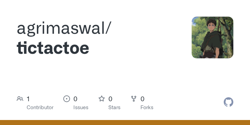 Agrim Aswal on LinkedIn: GitHub - agrimaswal/tictactoe Agrim Aswal on LinkedIn: GitHub - agrimaswal/tictactoe