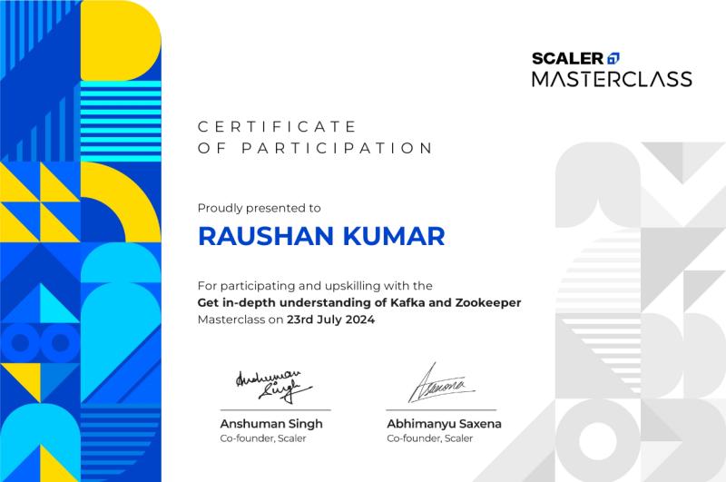 Raushan kumar on LinkedIn: Certificate | Get in-depth understanding of ... Raushan kumar on LinkedIn: Certificate | Get in-depth understanding of ...