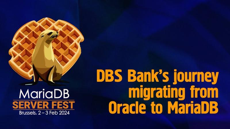 MariaDB Foundation on LinkedIn: DBS Bank's journey migrating from ... MariaDB Foundation on LinkedIn: DBS Bank's journey migrating from ...