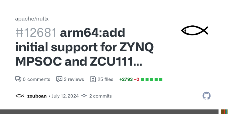 Alan C. on LinkedIn: arm64:add initial support for ZYNQ MPSOC and ... Alan C. on LinkedIn: arm64:add initial support for ZYNQ MPSOC and ...