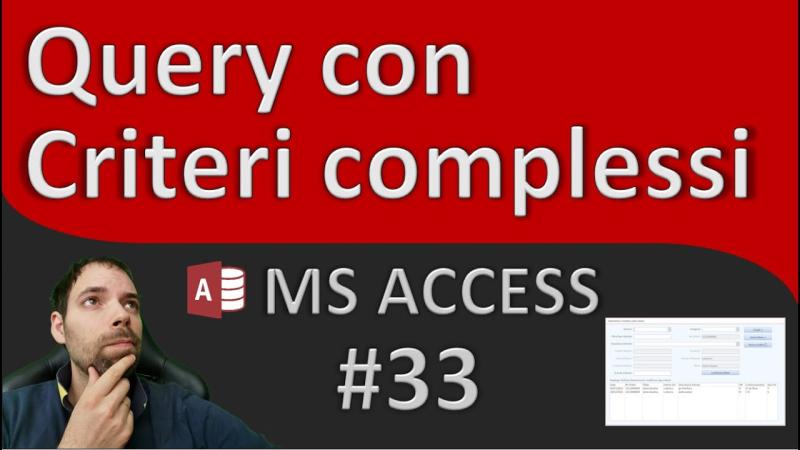 Lodovico D'Incau on LinkedIn: MSAccess - Query con criteri complessi Lodovico D'Incau on LinkedIn: MSAccess - Query con criteri complessi