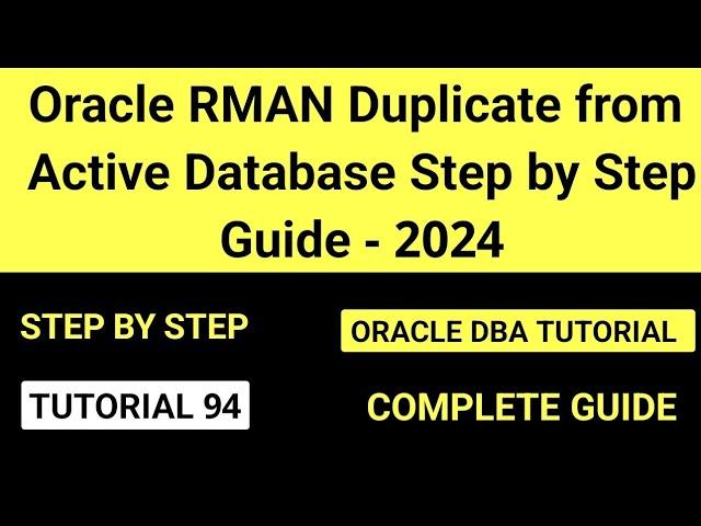 ORADBA Online Training and Support on LinkedIn: Mastering RMAN ... ORADBA Online Training and Support on LinkedIn: Mastering RMAN ...