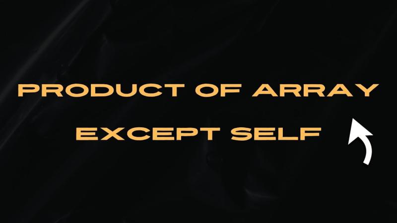 Dilbar Urinboeva on LinkedIn: Product of Array Except Self - Cracking ... Dilbar Urinboeva on LinkedIn: Product of Array Except Self - Cracking ...