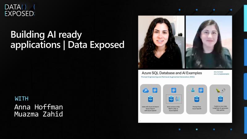 Narendra Angane on LinkedIn: Building AI ready applications | Data Exposed Narendra Angane on LinkedIn: Building AI ready applications | Data Exposed
