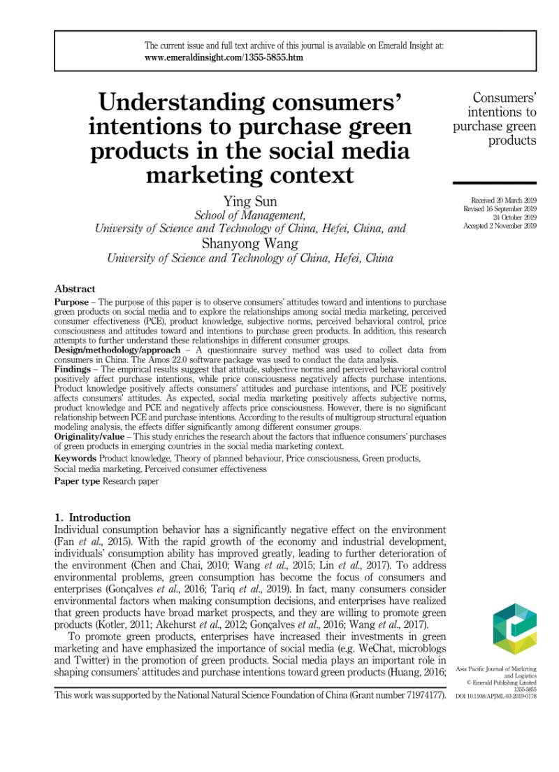 Irina Luzianina on LinkedIn: (PDF) Understanding consumers’ intentions ... Irina Luzianina on LinkedIn: (PDF) Understanding consumers’ intentions ...