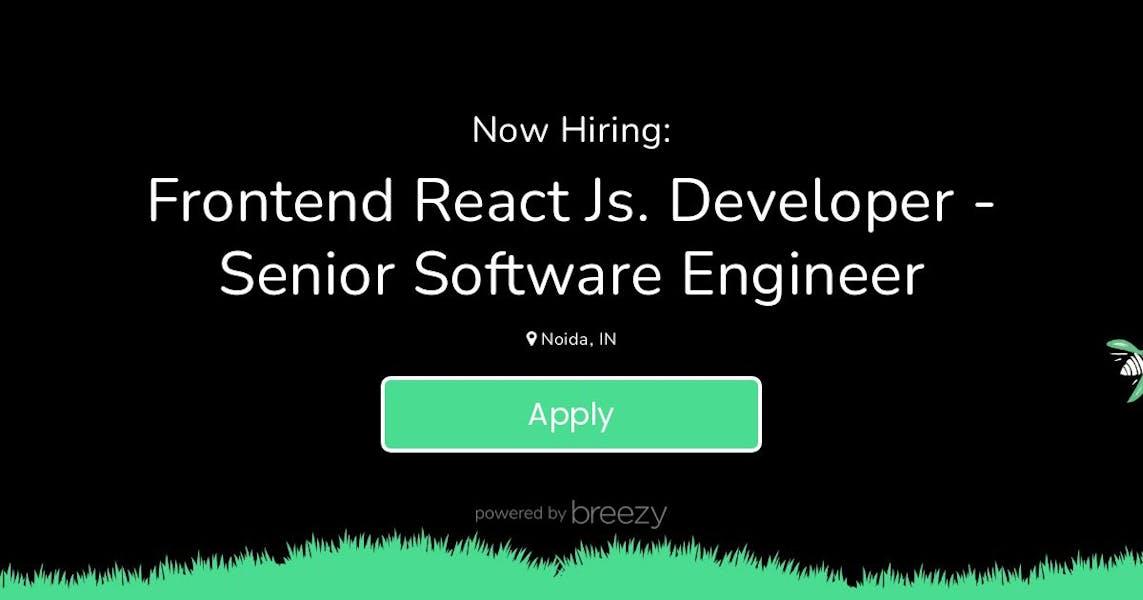 Nidhi Sharma on LinkedIn: Frontend React Js. Developer - Senior ... Nidhi Sharma on LinkedIn: Frontend React Js. Developer - Senior ...