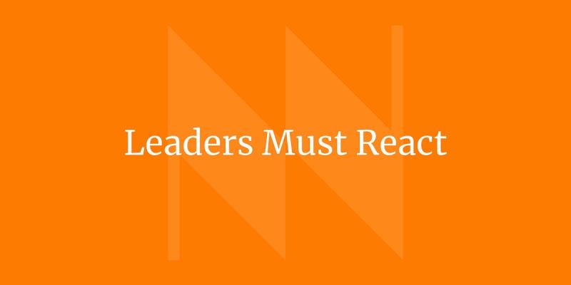 Nitin Nohria on LinkedIn: Leaders Must React Nitin Nohria on LinkedIn: Leaders Must React