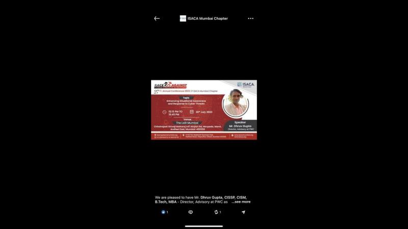 Dhruv Gupta, CISSP, CISM, B.Tech, MBA on LinkedIn: Dhruv Gupta Full HD ... Dhruv Gupta, CISSP, CISM, B.Tech, MBA on LinkedIn: Dhruv Gupta Full HD ...