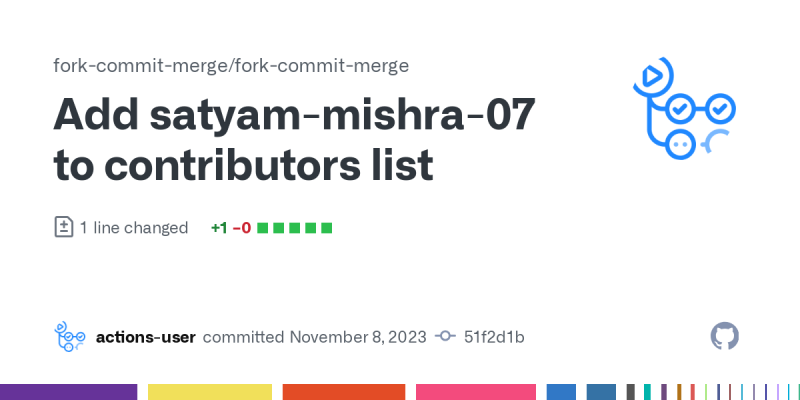 Satyam Mishra on LinkedIn: Add satyam-mishra-07 to contributors list Satyam Mishra on LinkedIn: Add satyam-mishra-07 to contributors list