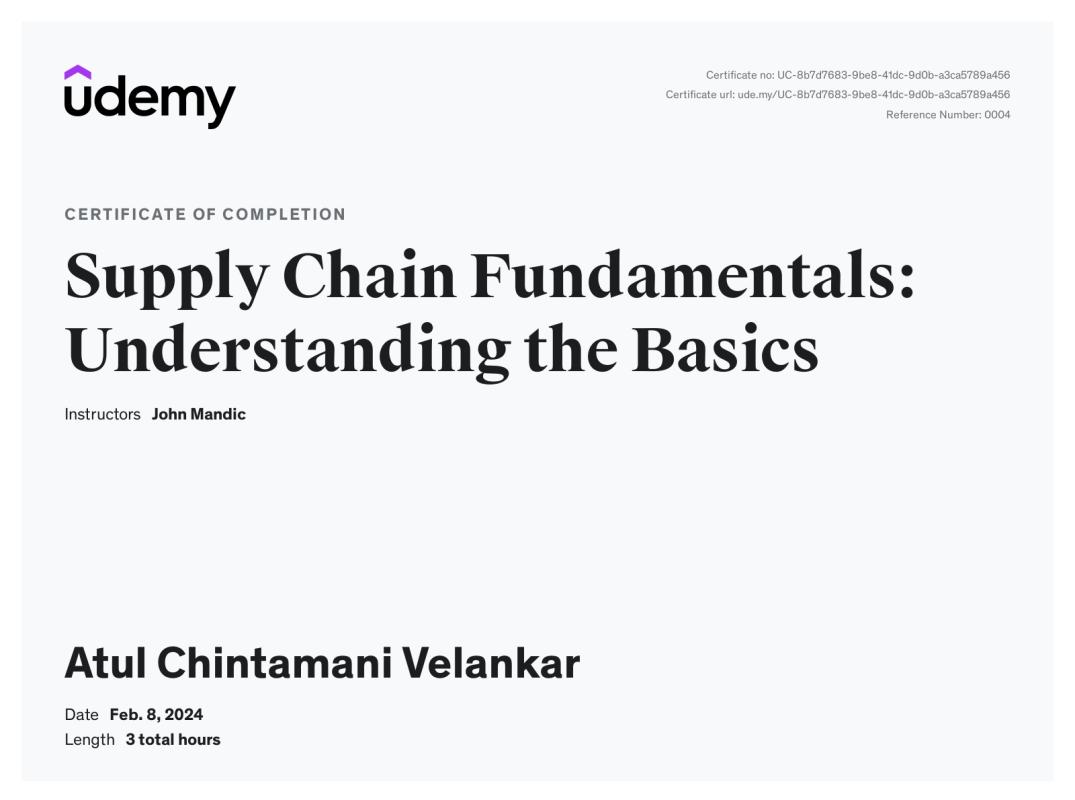Atul Velankar on LinkedIn: Udemy Course Completion Certificate Atul Velankar on LinkedIn: Udemy Course Completion Certificate