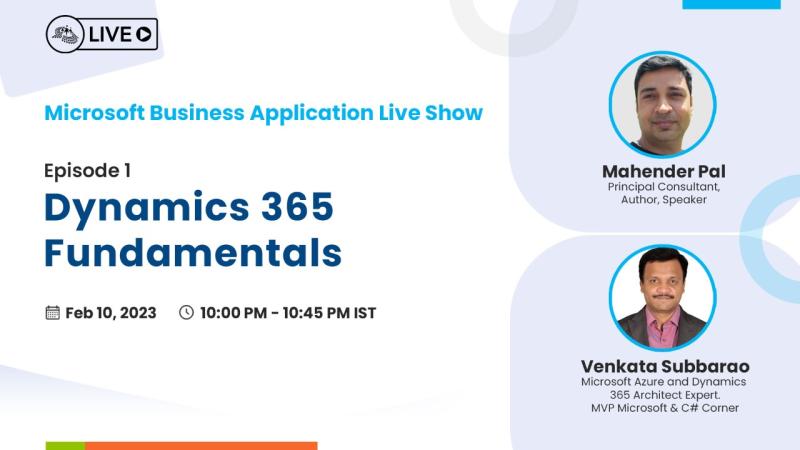Srinath Pega - Business Apps MCT 🎙️ ☁️ على LinkedIn: Dynamics 365 ... Srinath Pega - Business Apps MCT 🎙️ ☁️ على LinkedIn: Dynamics 365 ...