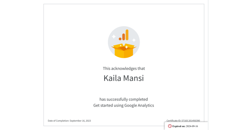 Kaila Mansi on LinkedIn: Get started using Google Analytics • Kaila ... Kaila Mansi on LinkedIn: Get started using Google Analytics • Kaila ...