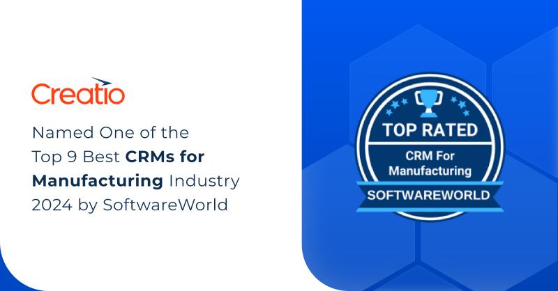 John H. Binda on LinkedIn: Creatio Named One of the Top 9 Best CRMs for ... John H. Binda on LinkedIn: Creatio Named One of the Top 9 Best CRMs for ...