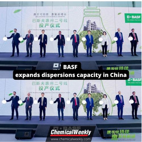 Chemical Weekly on LinkedIn: BASF expands dispersions capacity in China Chemical Weekly on LinkedIn: BASF expands dispersions capacity in China