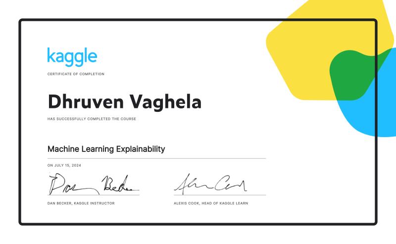 Dhruven Vaghela on LinkedIn: Dhruven Vaghela completed the Machine ... Dhruven Vaghela on LinkedIn: Dhruven Vaghela completed the Machine ...