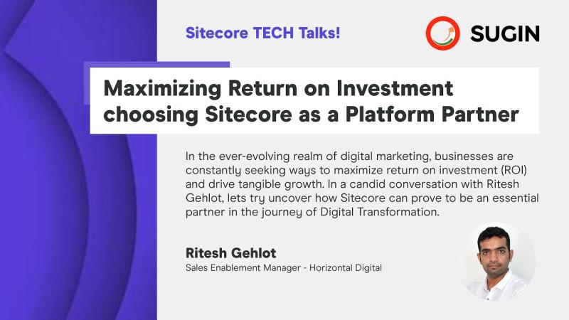 Sitecore TECH Talks: Ritesh Gehlot | Varun Shringarpure posted on the ... Sitecore TECH Talks: Ritesh Gehlot | Varun Shringarpure posted on the ...