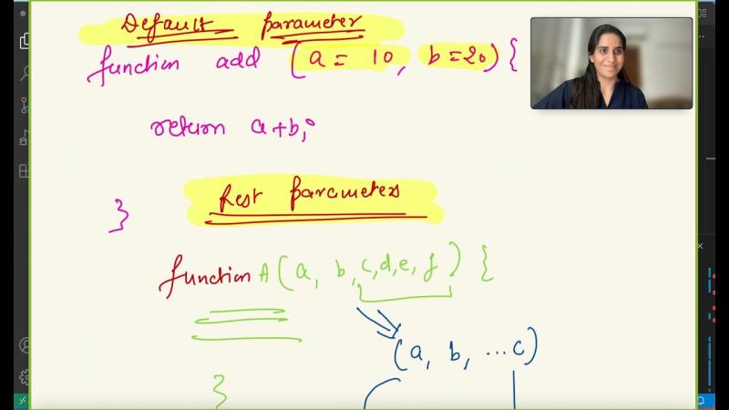 Harshita Sharma on LinkedIn: Default Parameters & Rest Parameters in JS Harshita Sharma on LinkedIn: Default Parameters & Rest Parameters in JS