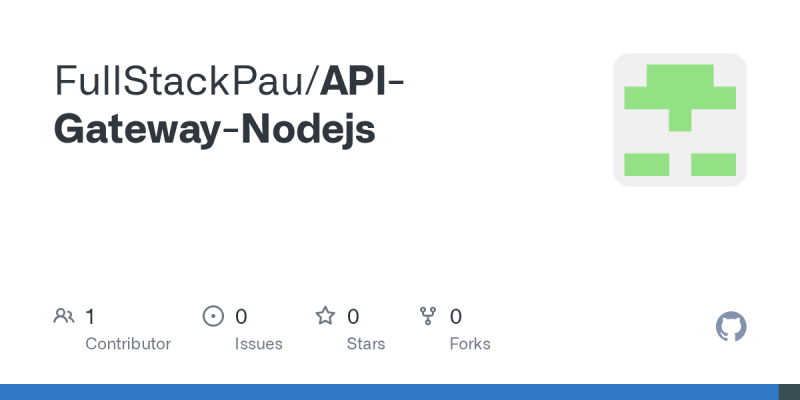 Pau López on LinkedIn: GitHub - FullStackPau/API-Gateway-Nodejs Pau López on LinkedIn: GitHub - FullStackPau/API-Gateway-Nodejs
