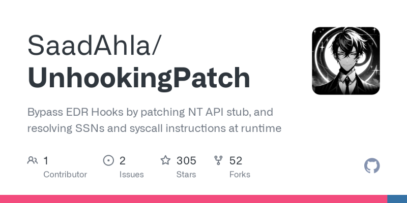 Hany Soliman on LinkedIn: GitHub - TheD1rkMtr/UnhookingPatch: Bypass ... Hany Soliman on LinkedIn: GitHub - TheD1rkMtr/UnhookingPatch: Bypass ...