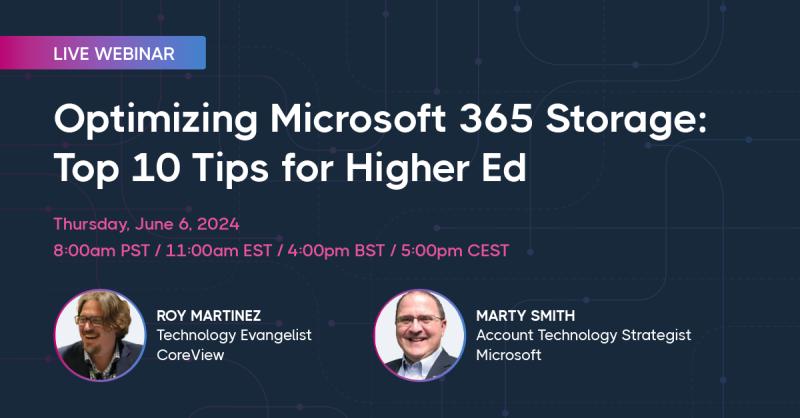 Caprice Post on LinkedIn: Webinar: Optimizing Microsoft 365 Storage ... Caprice Post on LinkedIn: Webinar: Optimizing Microsoft 365 Storage ...