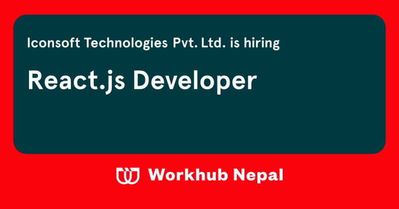 Workhub Nepal on LinkedIn: React.js Developer Workhub Nepal on LinkedIn: React.js Developer