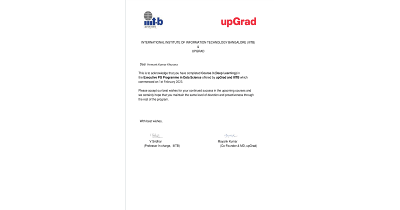 Hemant Kumar Khurana on LinkedIn: DS C46 Course 3 DL EPGPDS • Hemant ... Hemant Kumar Khurana on LinkedIn: DS C46 Course 3 DL EPGPDS • Hemant ...