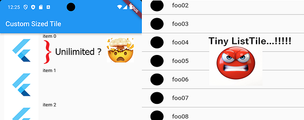 Vivek Murali on LinkedIn: How to increase the height of ListTile in Flutter Vivek Murali on LinkedIn: How to increase the height of ListTile in Flutter