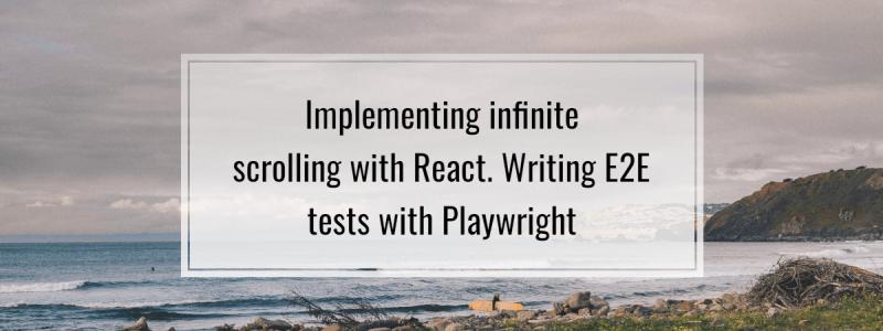 JS.MD on LinkedIn: Implementing infinite scrolling with React. Writing ... JS.MD on LinkedIn: Implementing infinite scrolling with React. Writing ...
