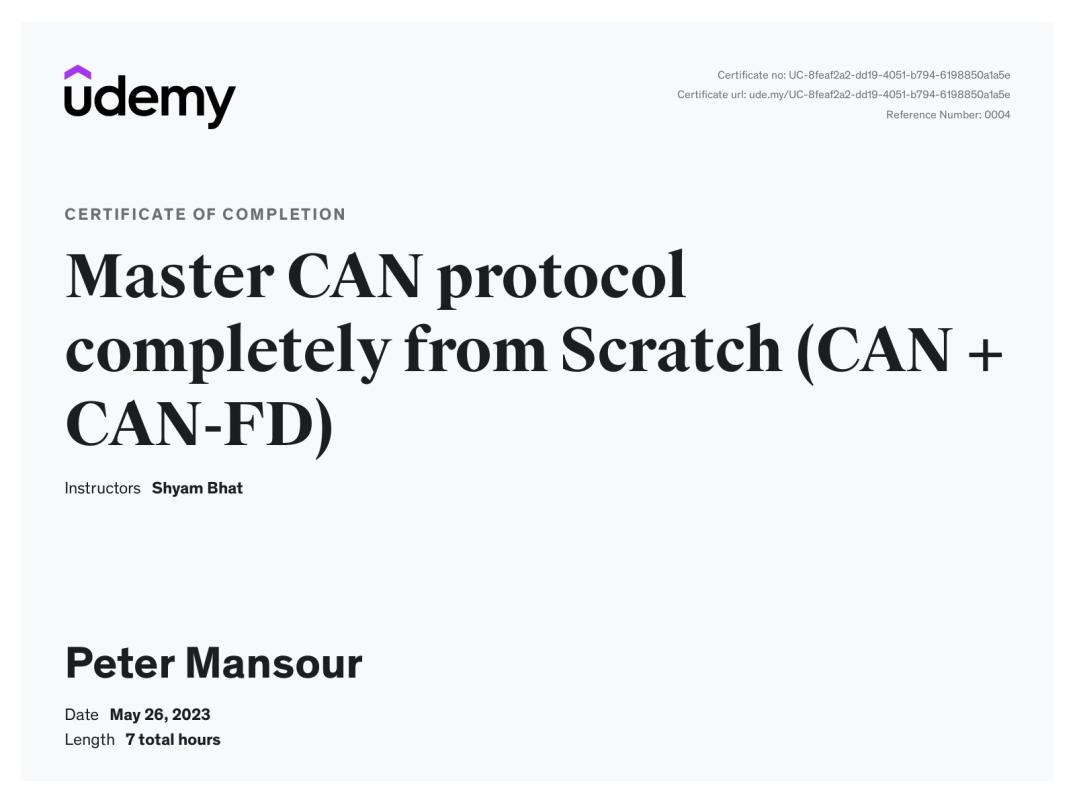 Peter Mansour on LinkedIn: Udemy Course Completion Certificate Peter Mansour on LinkedIn: Udemy Course Completion Certificate
